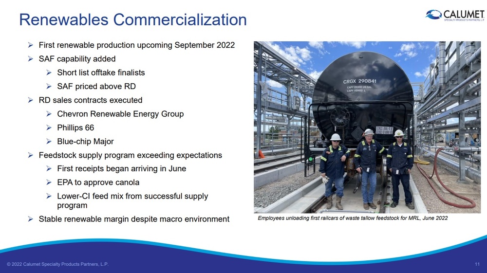 Calumet to begin renewable diesel production this fall | H2 Energy Group